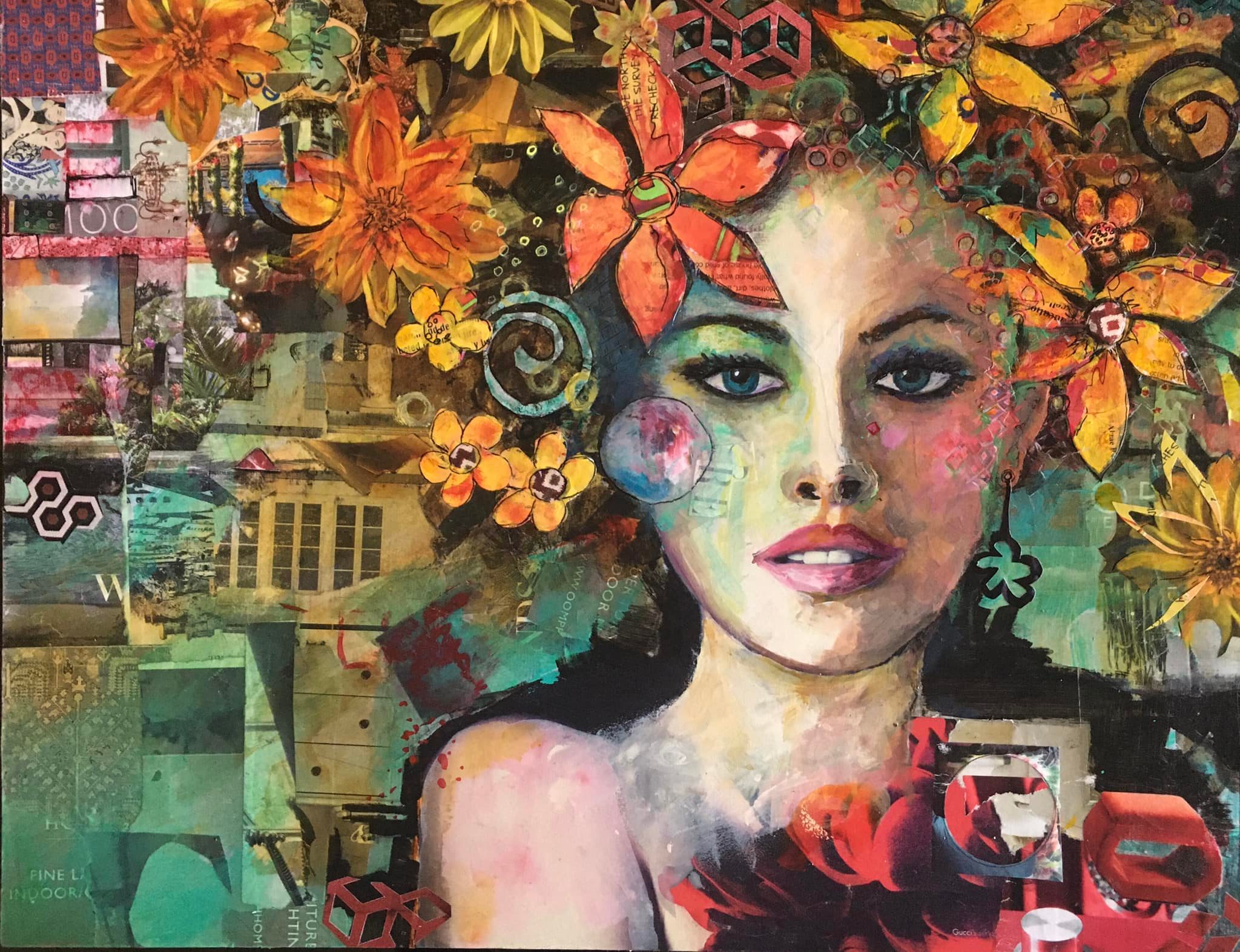 Kathryn Payne Collage Artist